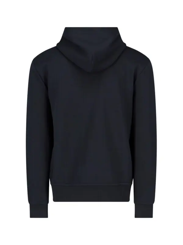 Polo Ralph Lauren Zip-up Logo Hoodie - Black