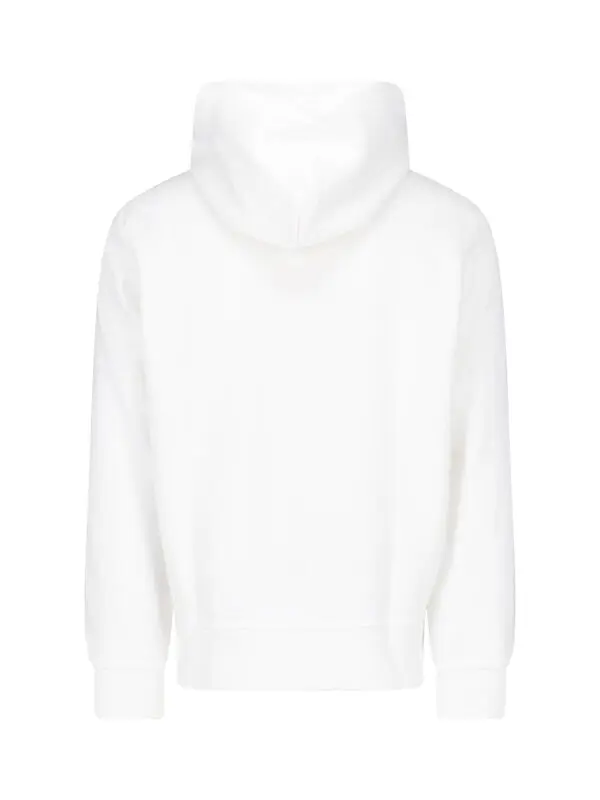 Polo Ralph Lauren Zip-up Logo Hoodie - White