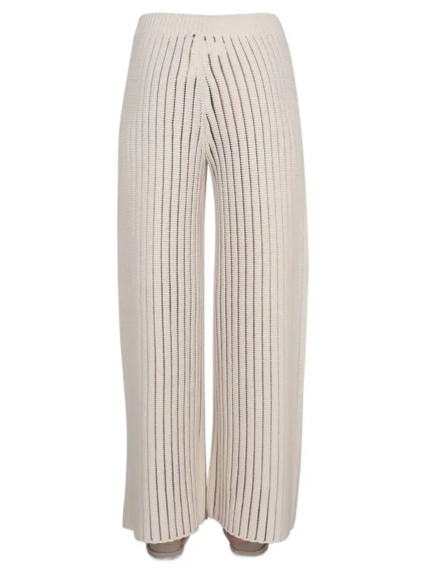 Fabiana Filippi Wide Leg Trousers - Ivory