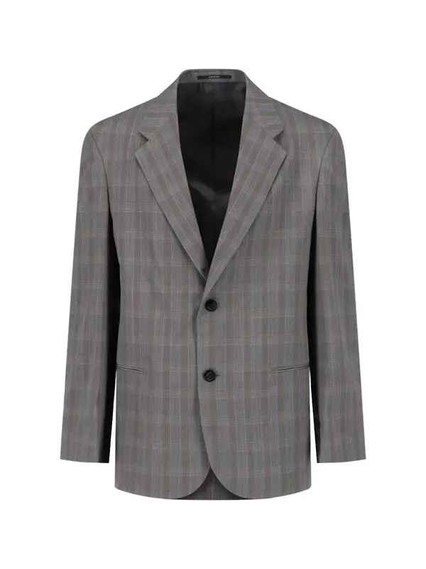 Boglioli Single-breasted Wool Blazer - Gray