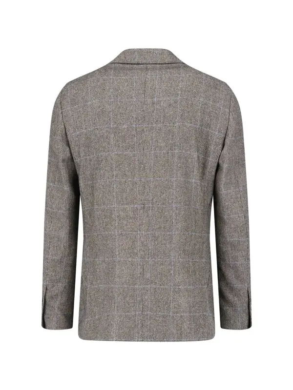 LARDINI Single-breasted Wool Blazer