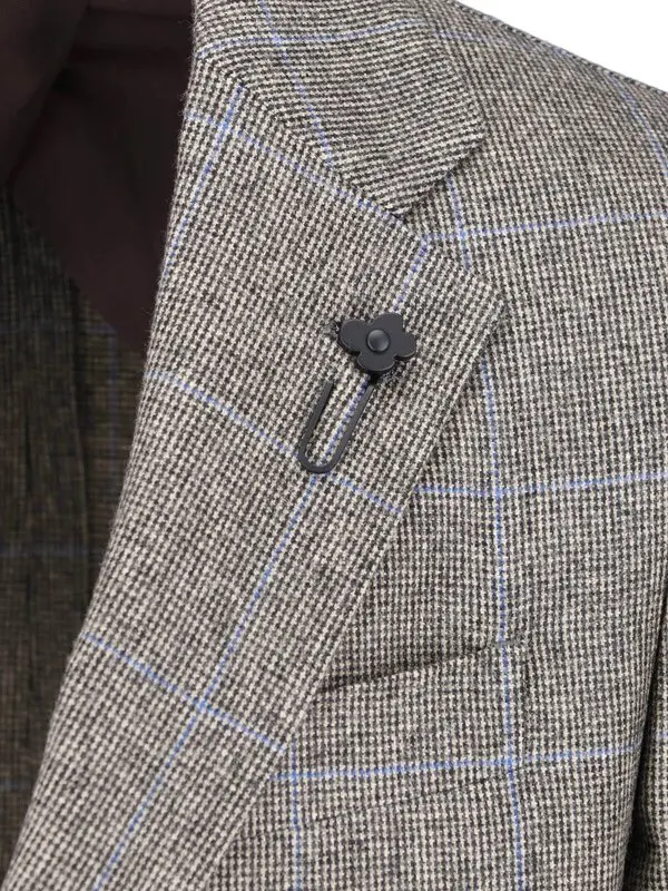 LARDINI Single-breasted Wool Blazer
