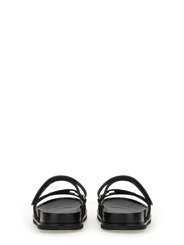 Tory Burch Leather Slide Sandals