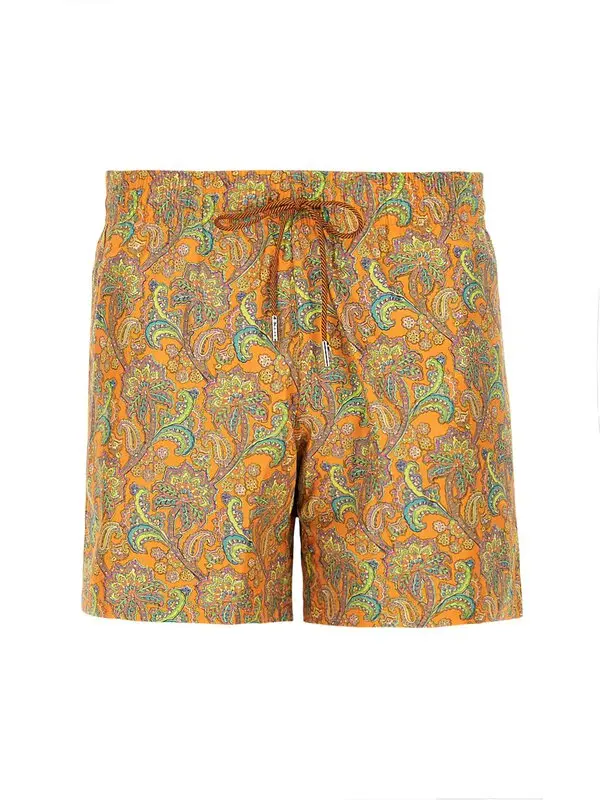Etro Boxer Swimsuit - Orange
