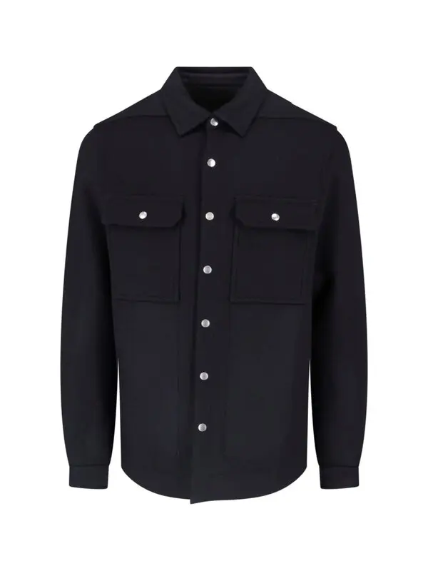 Rick Owens Wool Shirt Jacket
