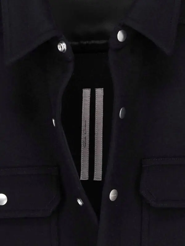 Rick Owens Wool Shirt Jacket