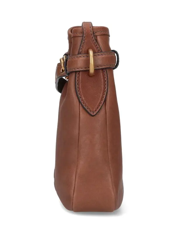 COURREGES Logo Pouch - Brown