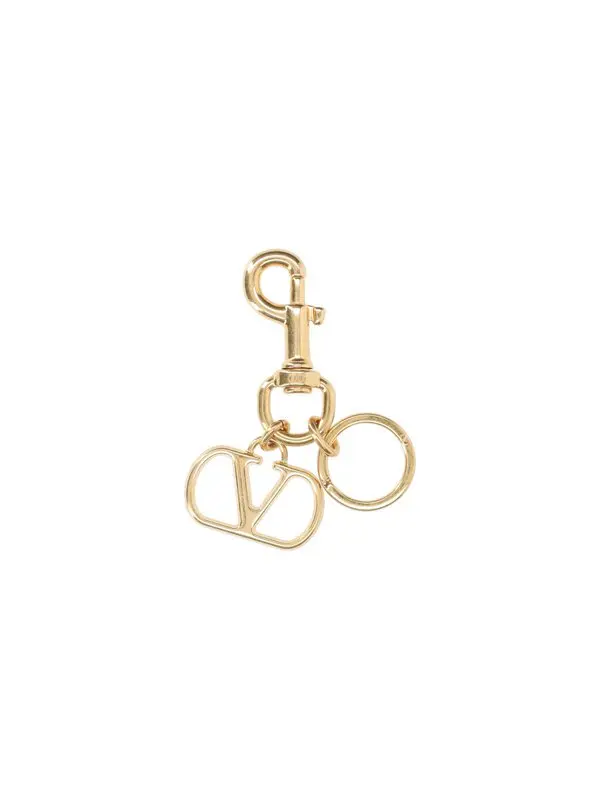 Valentino Garavani Vlogo Signature Keyring - Gold