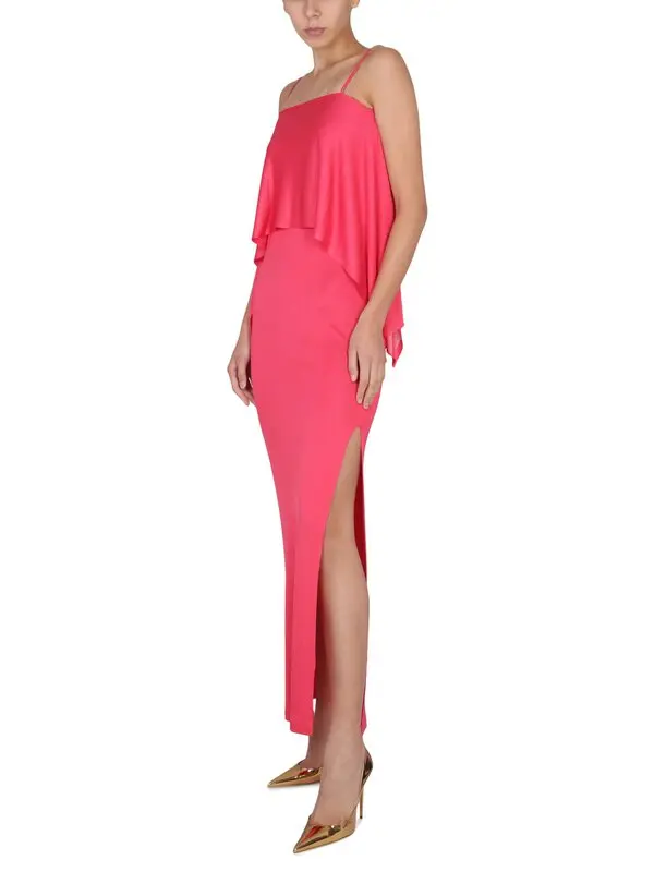 TOM FORD Dress With Ruffles - Fuchsia