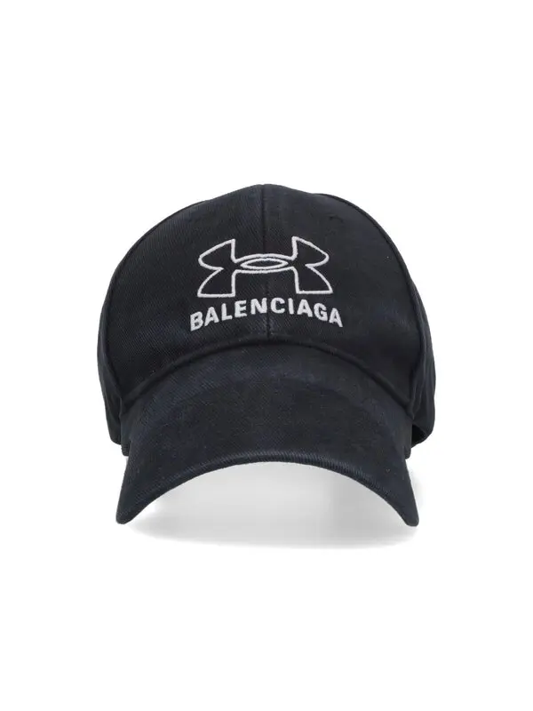 Balenciaga X Under Armour Logo Baseball Cap - Black