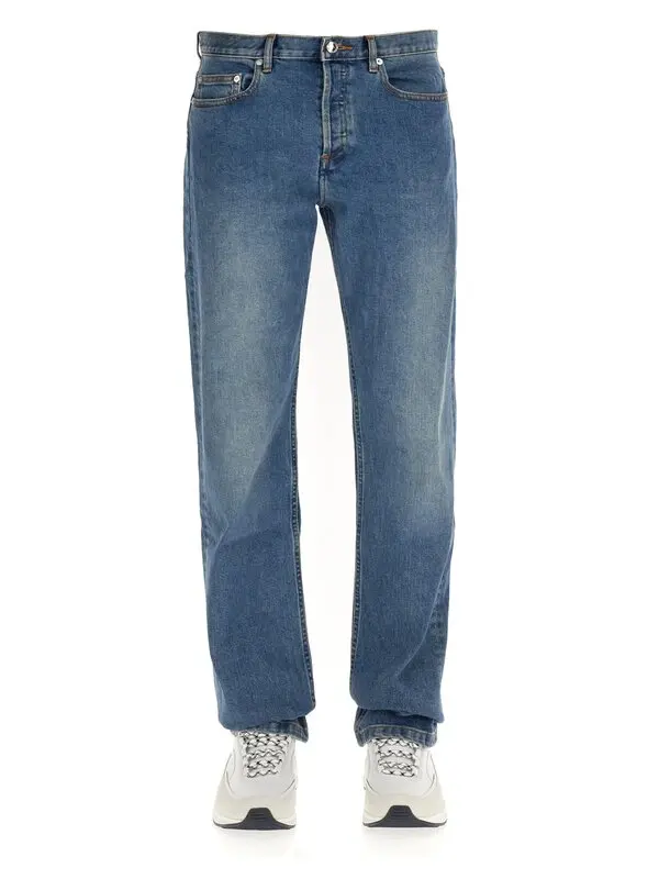 A.p.c. Straight Leg Jeans - Blue
