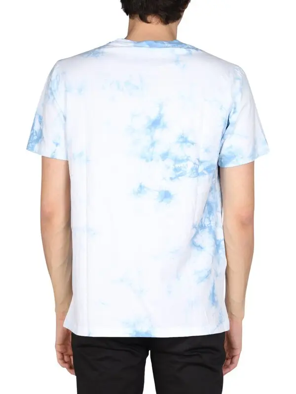 DISCLAIMER Logo Print T-shirt - Azure
