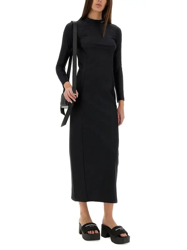 slate blue long dress The Maxi Wrap Dress main image 0