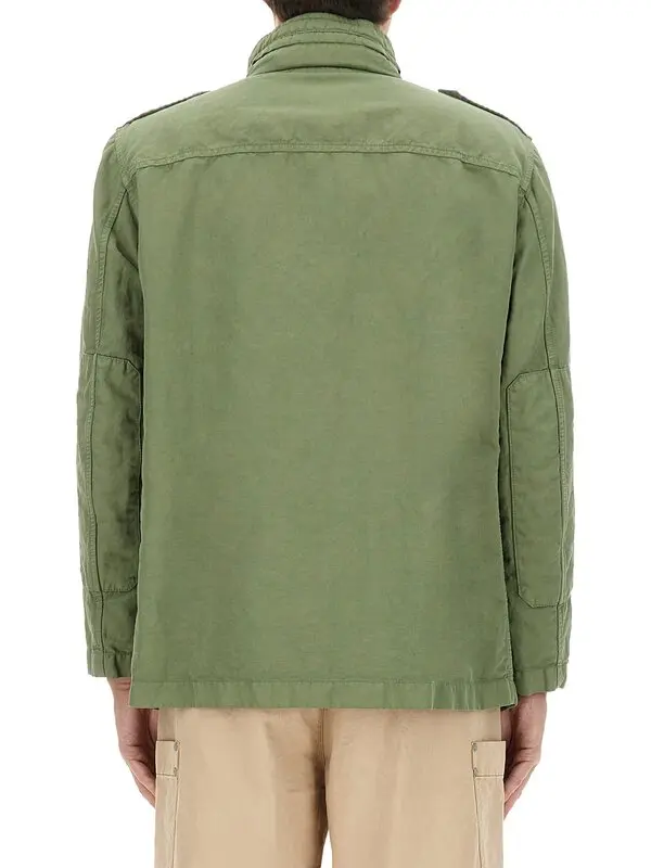 FAY Jacket With Pockets - Green