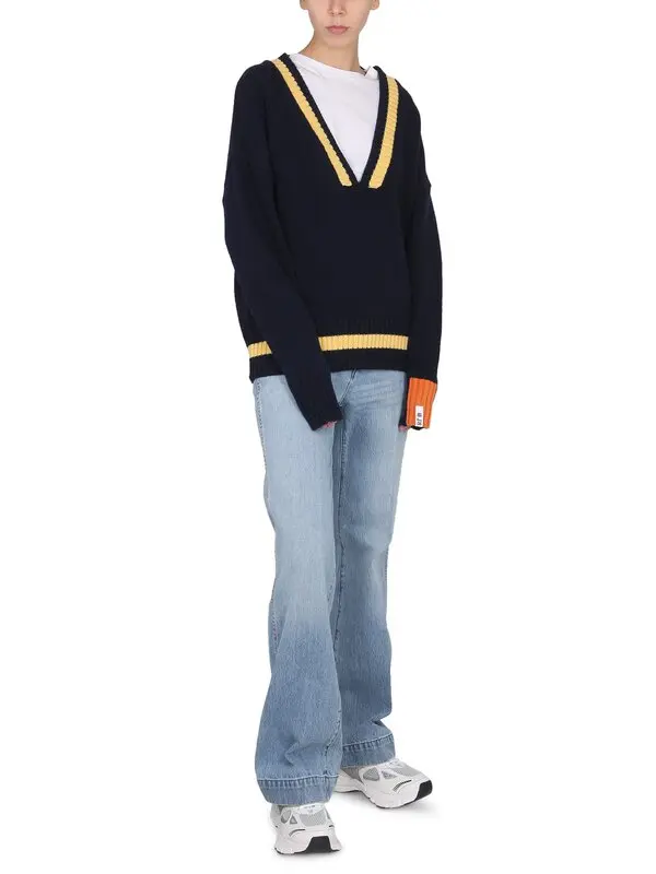 RIGHT FOR V-neck Jersey - Multicolour
