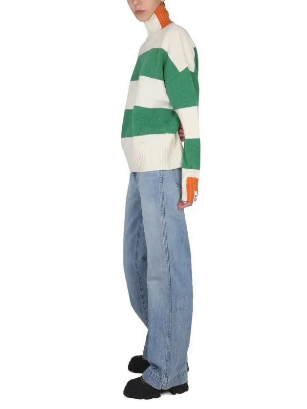 RIGHT FOR Striped Rugby Shirt