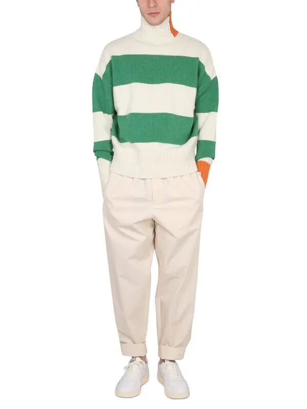 RIGHT FOR Striped Rugby Shirt