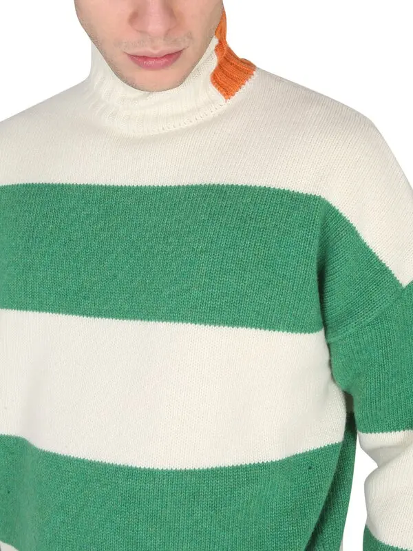 RIGHT FOR Striped Rugby Shirt