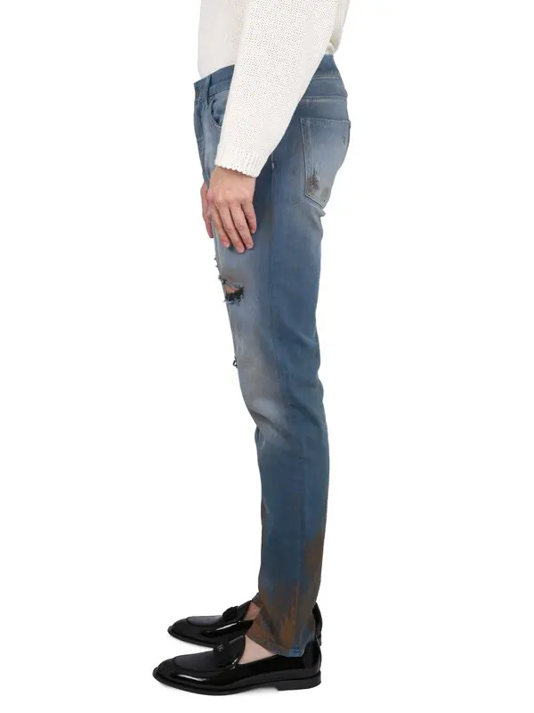Dolce & Gabbana Skinny Fit Jeans - Multicolour