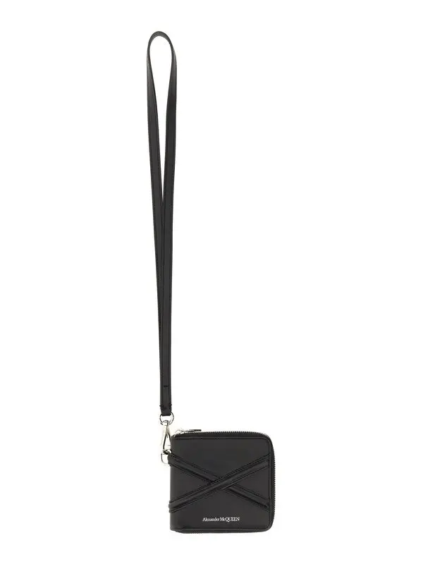 Alexander McQueen Harness Wallet - Black