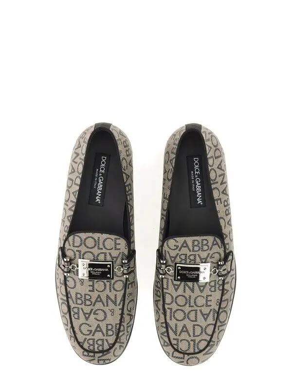 Dolce & Gabbana Jacquard Slipper - Multicolour