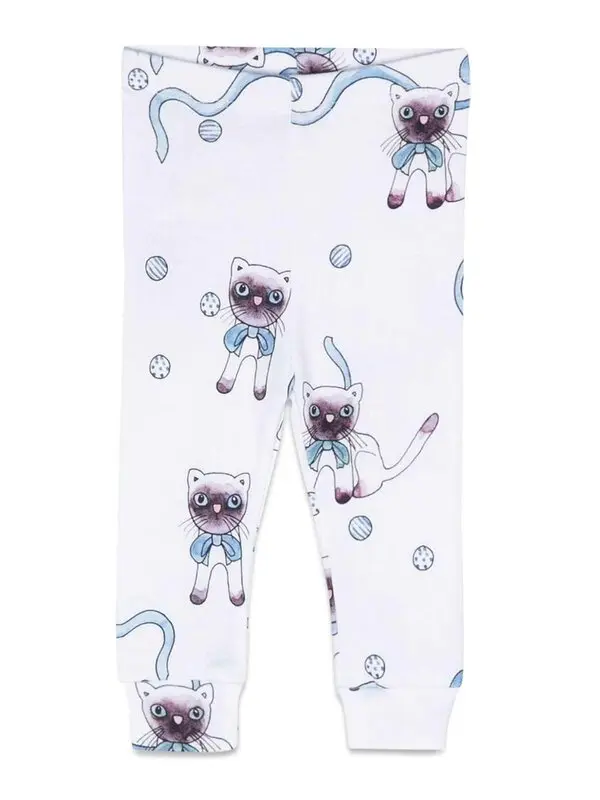 MINI RODINI Siamese Aop Leggings - Multicolour