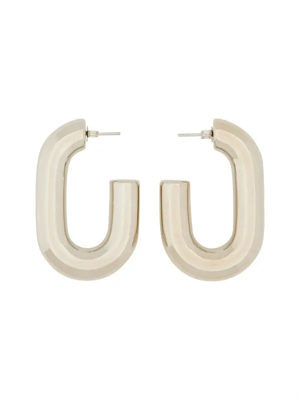 Rabanne Xl Link Earrings - Silver