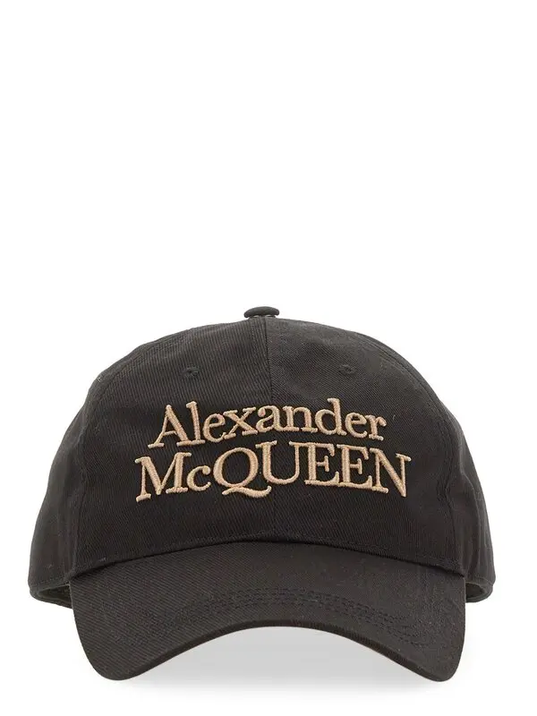 Alexander McQueen Baseball Cap - Black