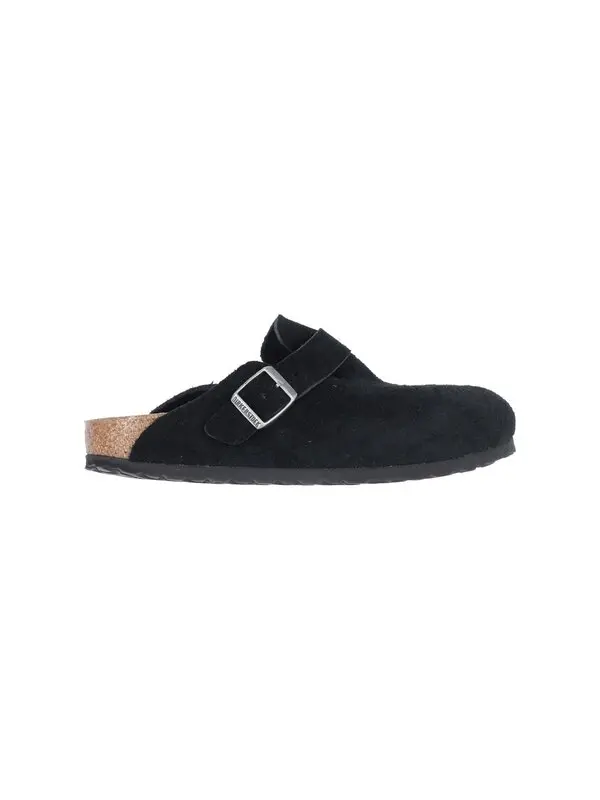 BIRKENSTOCK Boston Mules - Black