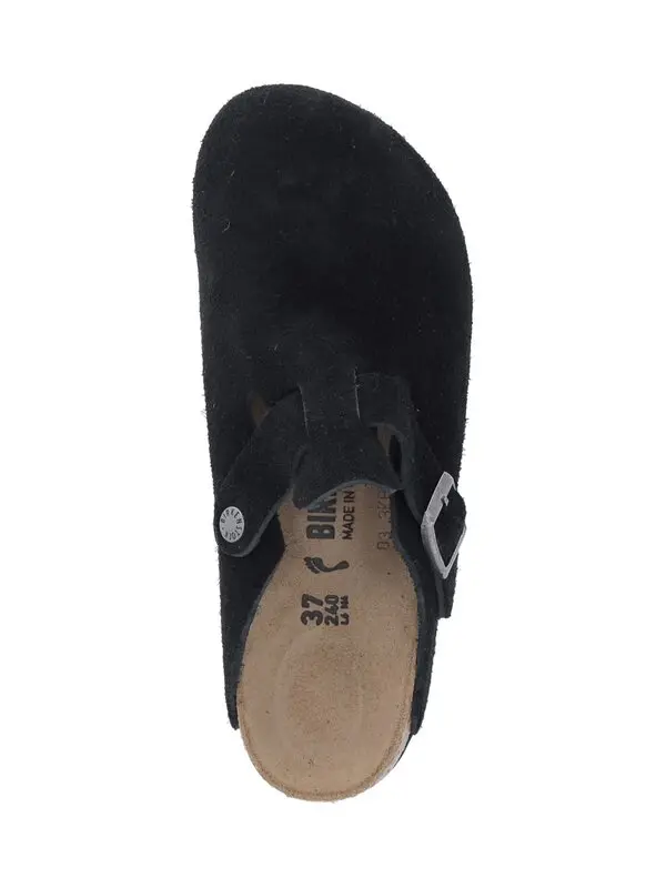 BIRKENSTOCK Boston Mules - Black