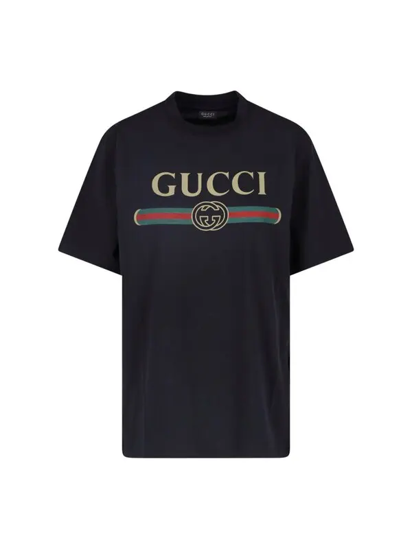 Moncler Polo Ralph Lauren Cotton T-shirt With Logo Print - Black