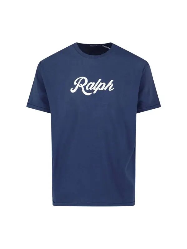 Moncler Cotton Jersey T-shirt With Logo - Blue