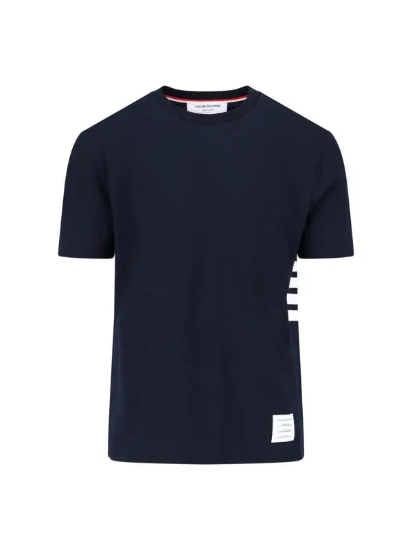 AND WANDER Comme Des Garçons Play T-shirt - Blue