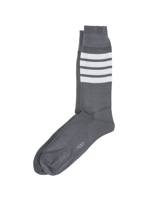 Thom Browne 4-bar Socks - Gray