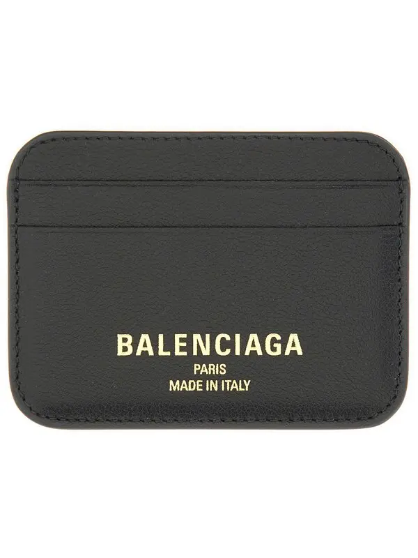 Balenciaga Cash 2.0" Card Holder - Black