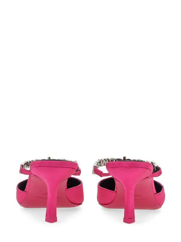 Alexander Wang Delphine Mules - Fuchsia