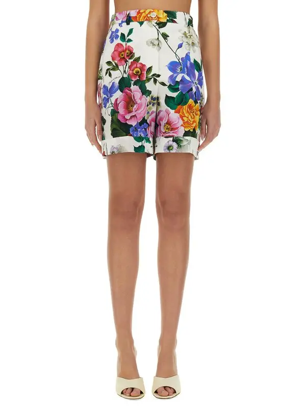 Dolce & Gabbana Floral Print Shorts - Multicolour