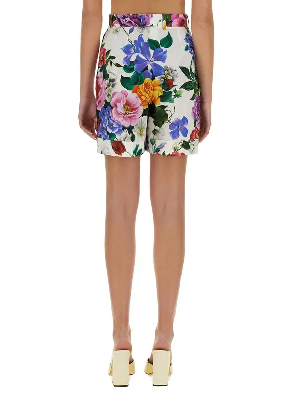 Dolce & Gabbana Floral Print Shorts - Multicolour