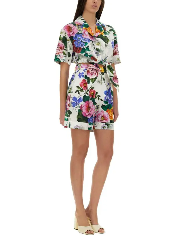 Dolce & Gabbana Floral Print Shorts - Multicolour