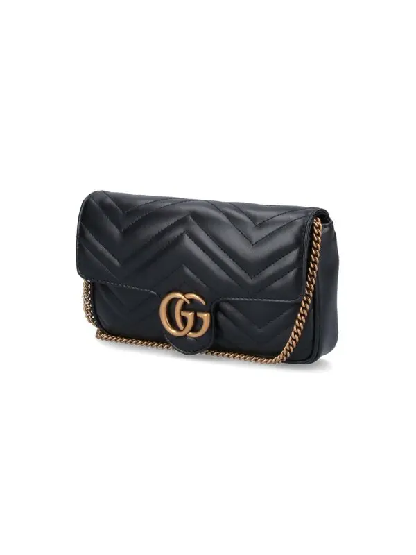 Gucci Gg Marmont Mini Bag - Black