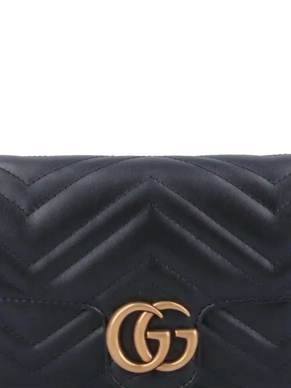 Gucci Gg Marmont Mini Bag - Black