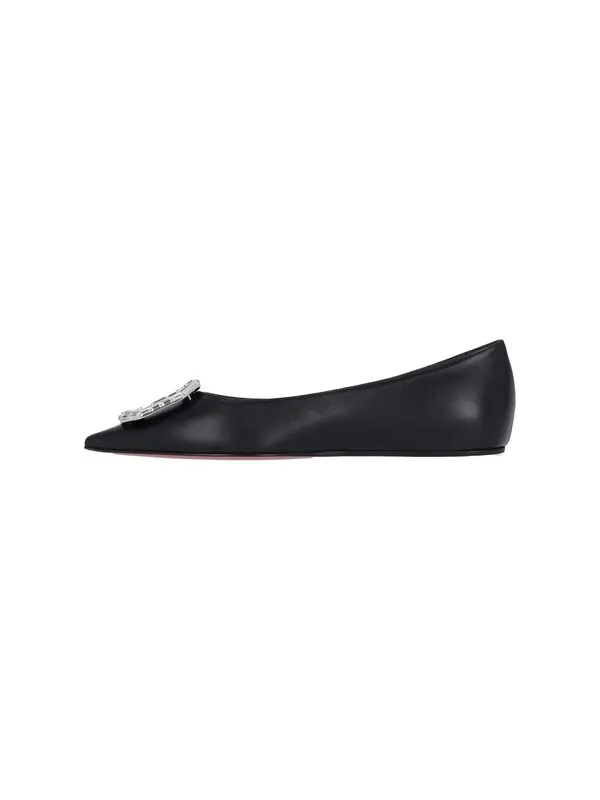 Amina Muaddi Camelia Ballet Flats