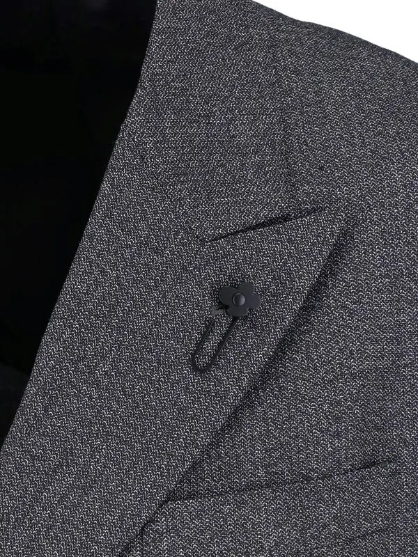 Cesare Attolini Tagliatore Virgin Wool Double-breasted Suit - Gray
