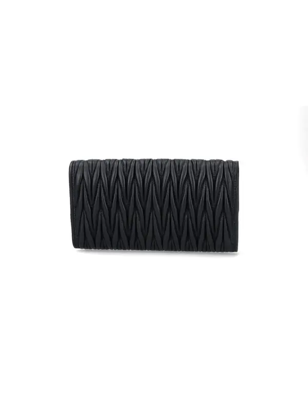 Miu Miu Crossbody Wallet - Black