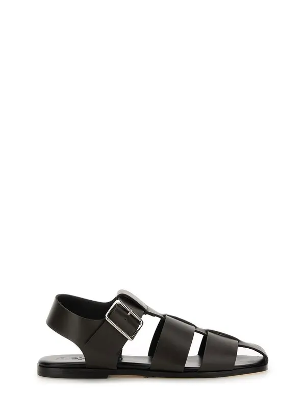 AeydĒ Sandalo Strappy Sandals - Dark Brown