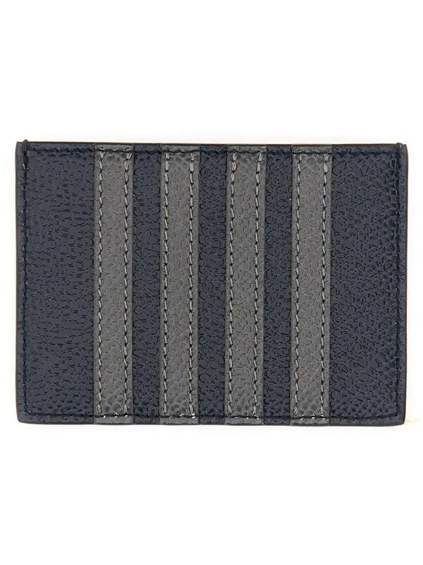 Thom Browne 4bar Card Holder - Blue