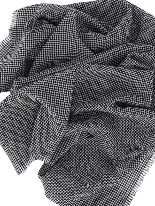 TOM FORD Houndstooth Wool Scarf
