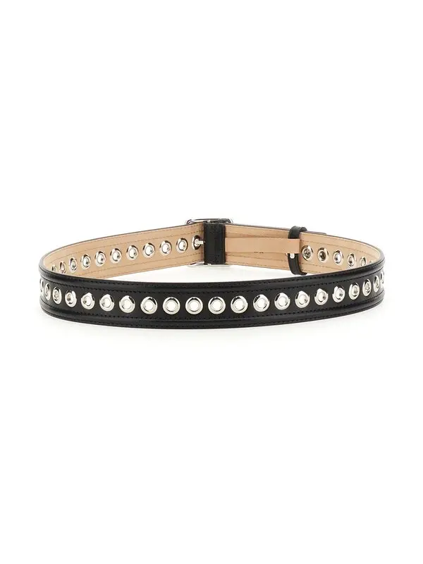 Alexander McQueen Eyelet Embellished Belt