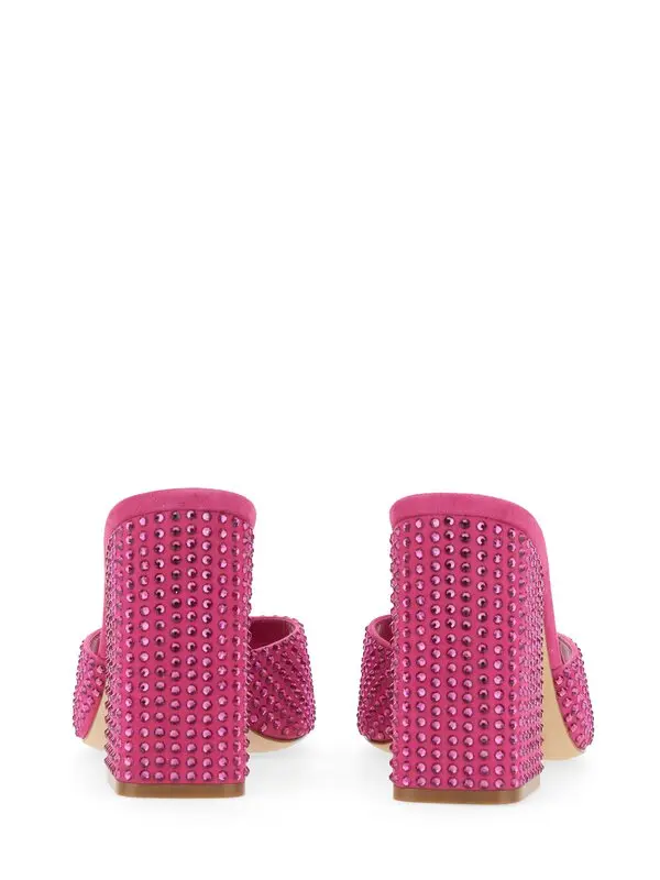 Paris Texas Holly Anja Mules - Fuchsia