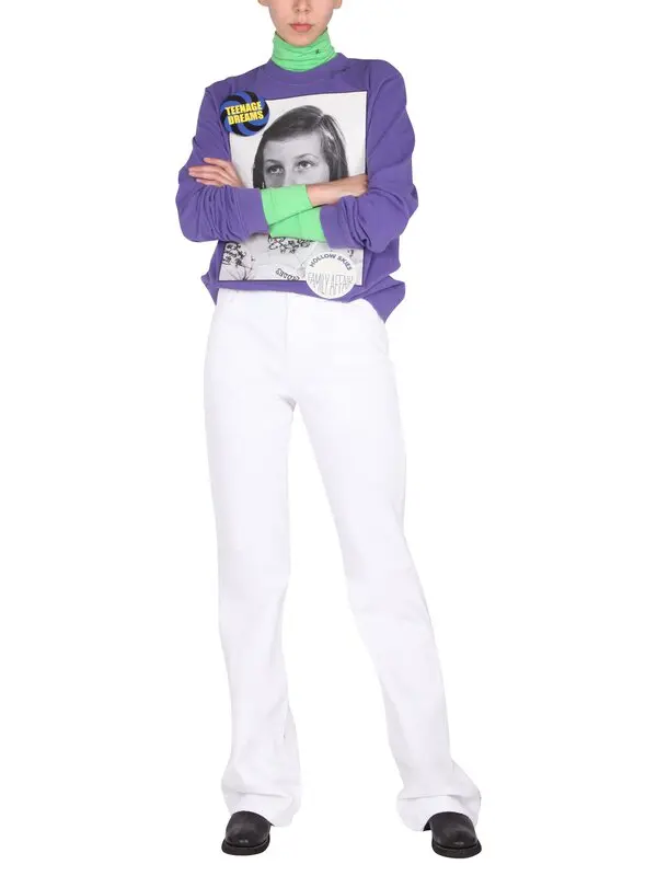 Raf Simons Teenage Dreams Sweatshirt - Purple